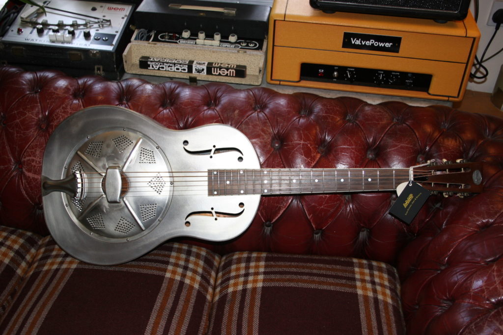 Busker Delta Resonator**SOLD - Amp Guitars, Macclesfield