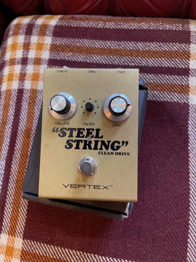 Vertex Steel String Clean Drive Ltd Gold**SOLD - Amp Guitars, Macclesfield