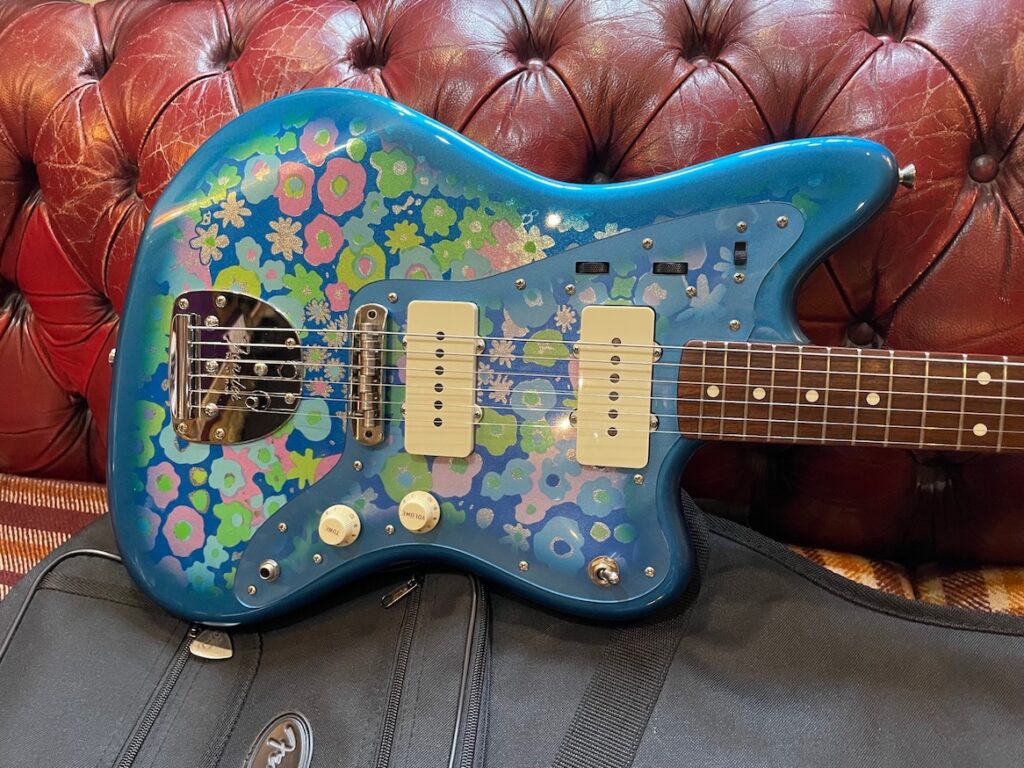 Fender 2017 MIJ Blue Flower Jazzmaster**SOLD - Amp Guitars, Macclesfield