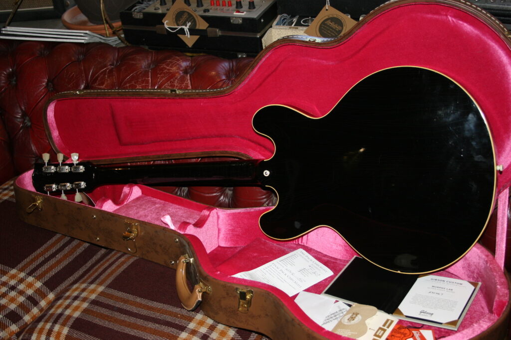 Gibson 2022 ES335 '59 Murphy Lab Ultra Light Aged, Ebony**SOLD - Amp ...
