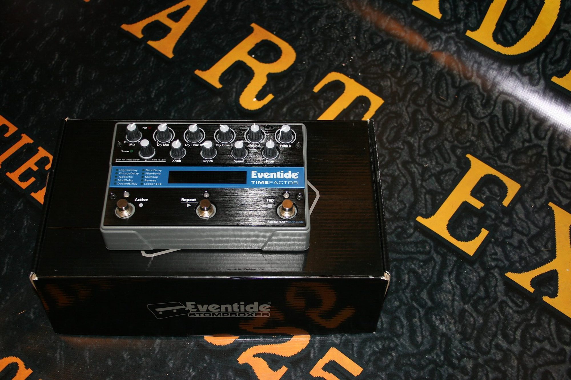 Eventide Timefactor delay pedal modeller - Amp Guitars, Macclesfield