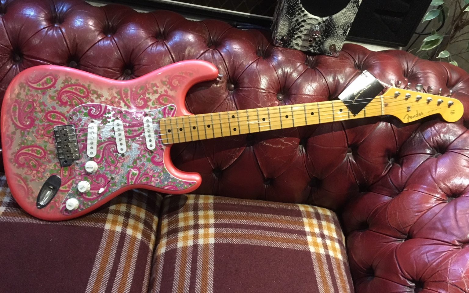 Fender Pink Paisley Stratocaster**SOLD - Amp Guitars, Macclesfield