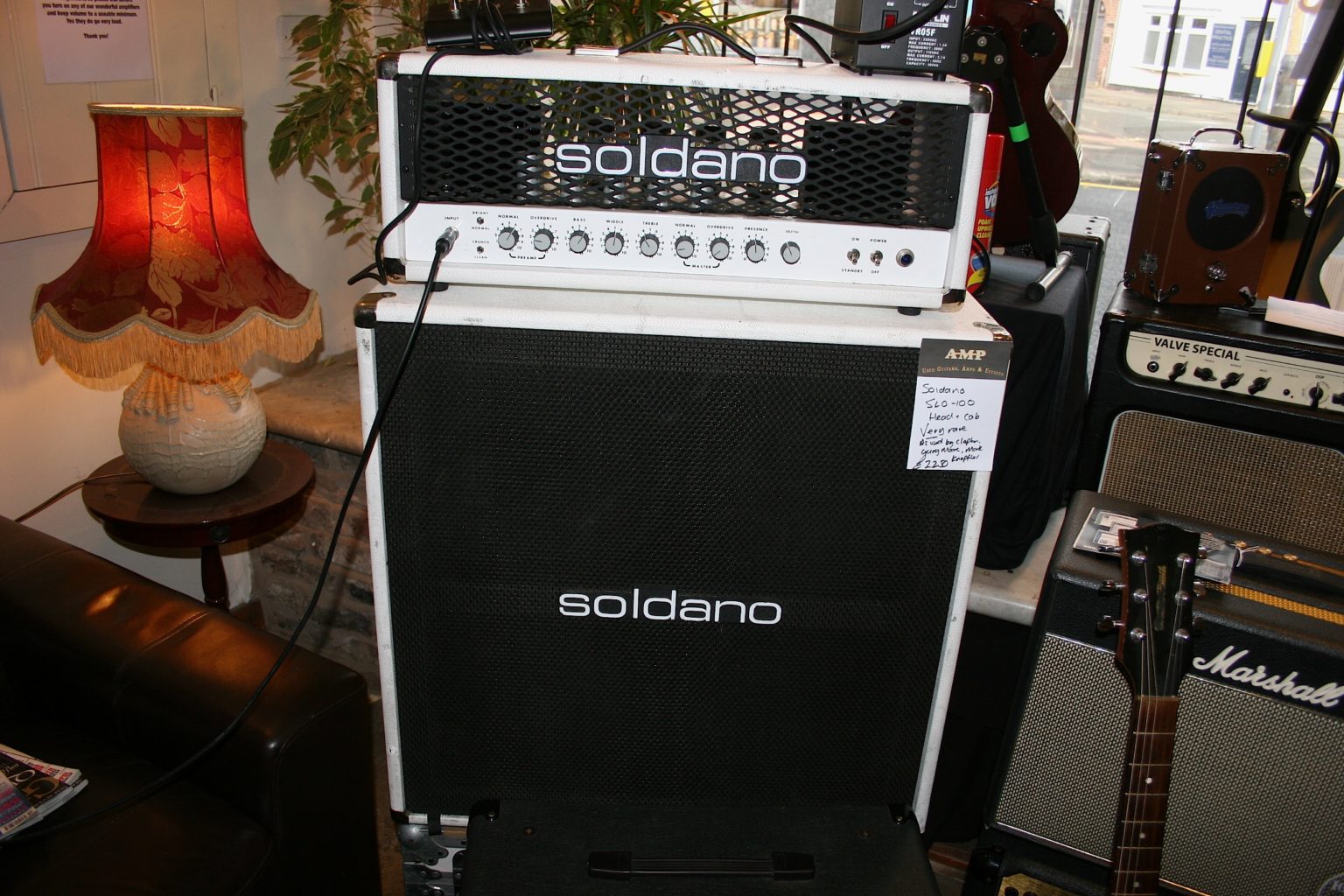 Soldano SLO 100 head & Cab**SOLD - Amp Guitars, Macclesfield